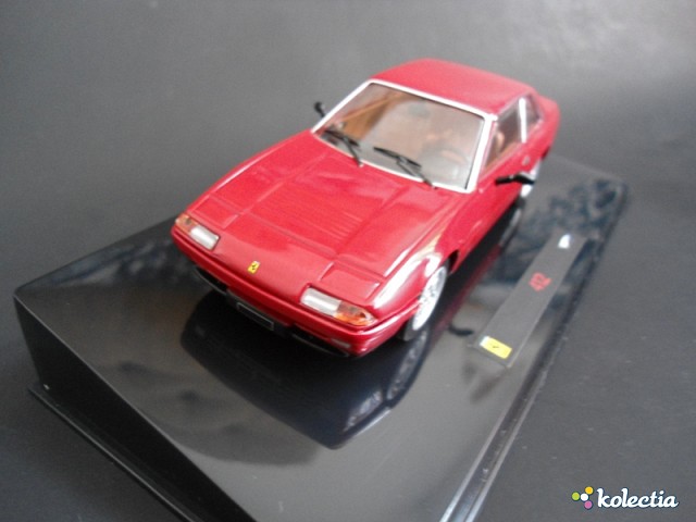 1:43 Hot Wheels Elite Ferrari 412 1985 Red - Kolectia