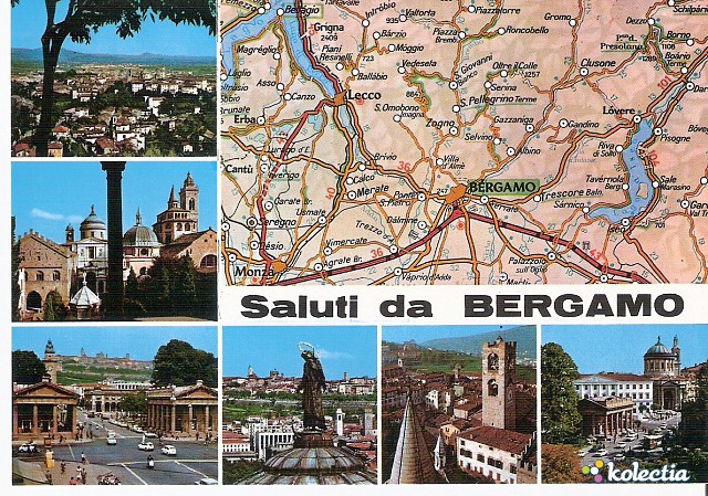Bergamo Map Bergamo Italy CIP Bergamo 76 - Kolectia
